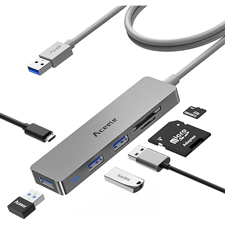 External Sound Card - Tendak USB Hub with Audio Adapter 3.5mm Headphone ...