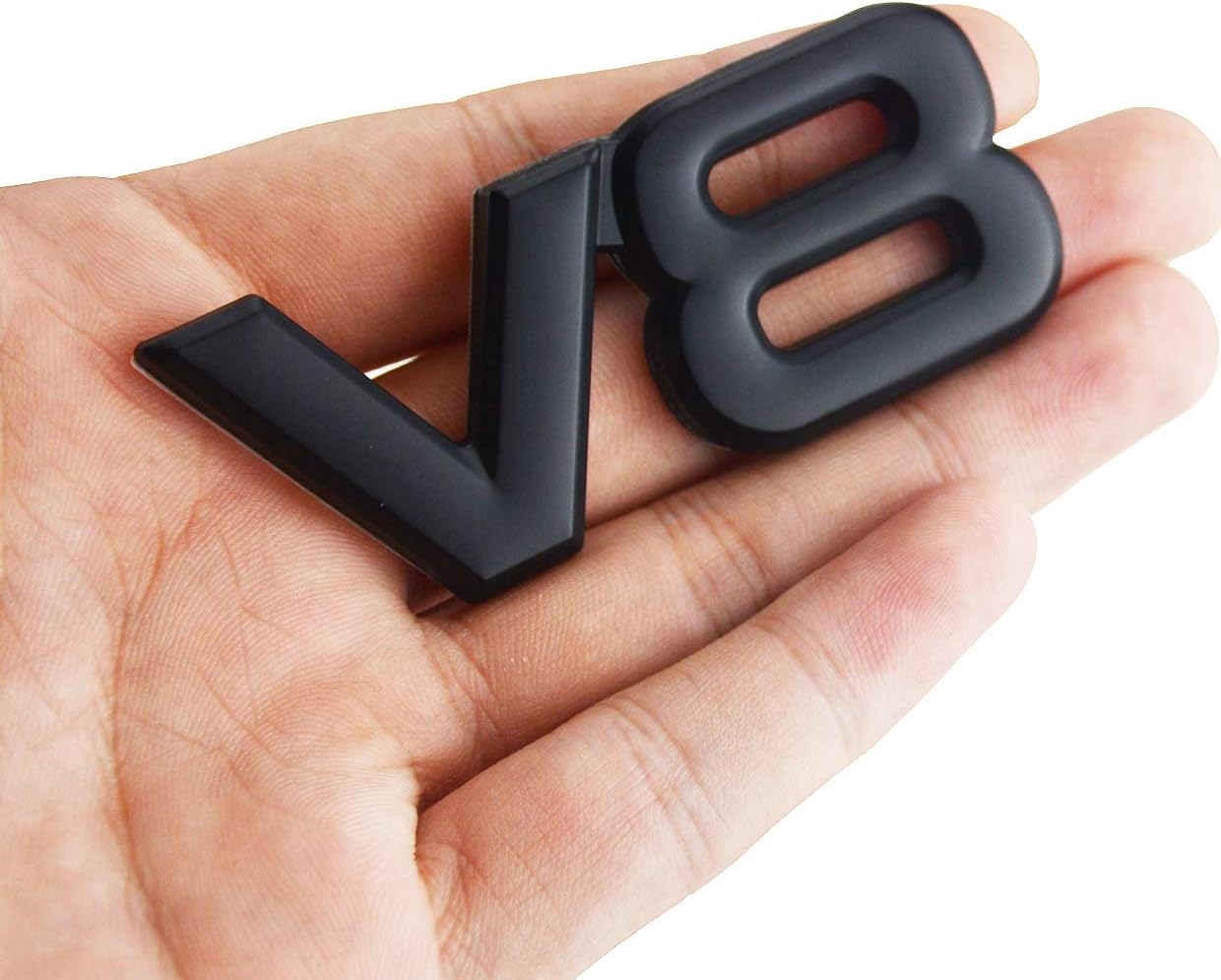 Amazon.com: 1Pc Metal V8 Emblem 3D Truck Car Badge Emblem Sticker Self ...