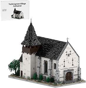 Amazon.com: BrickCraftWorks Medieval Taylorsgreen Village Church ...