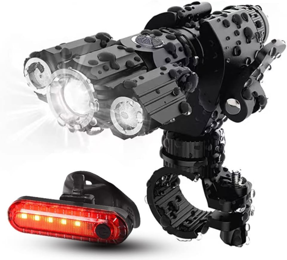 Amazon.com : EUPLI 4800MAH Portable Bicycle Flashlight 6000Lm 18650 ...