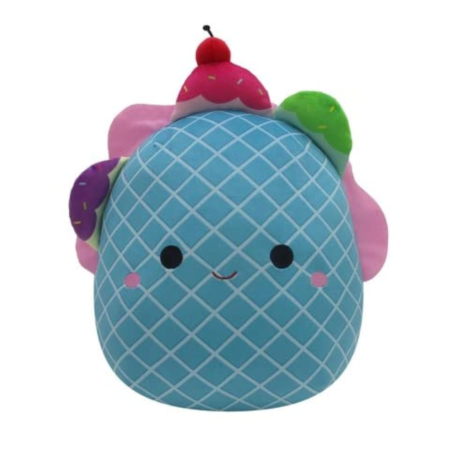 Amazon.com: Squishmallows Official Kelly Toy Blue Ice Cream Taco 11 ...