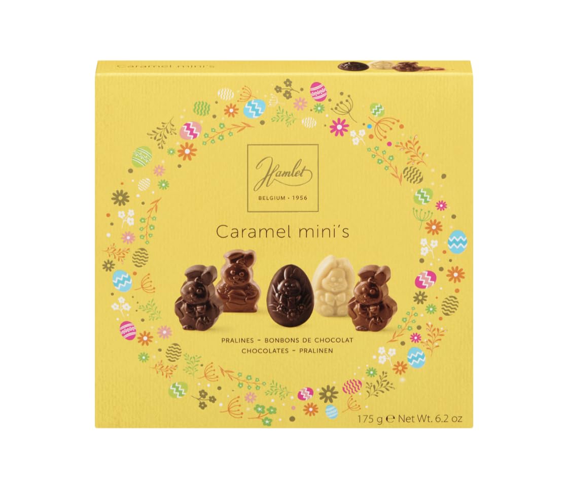 Rabbit-Shaped Caramel Minis Chocolate - 175g | Pralinen Belgium ...