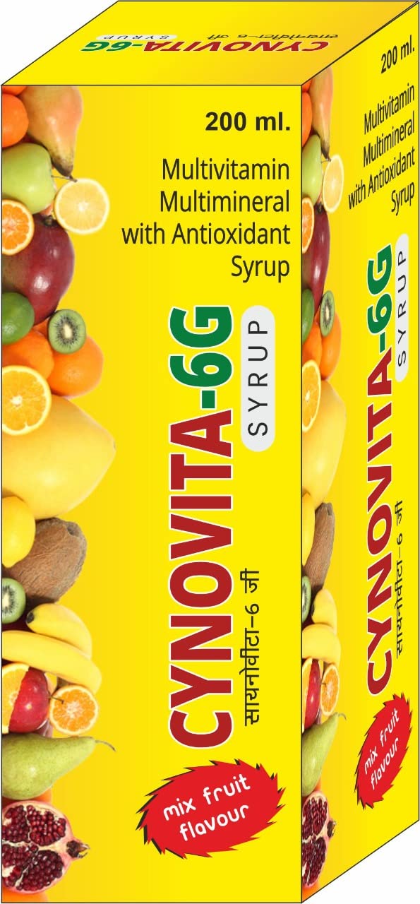 CYNOVITA 6G Multivitamin Syrup for Men Women | Immunity Booster Syrup ...