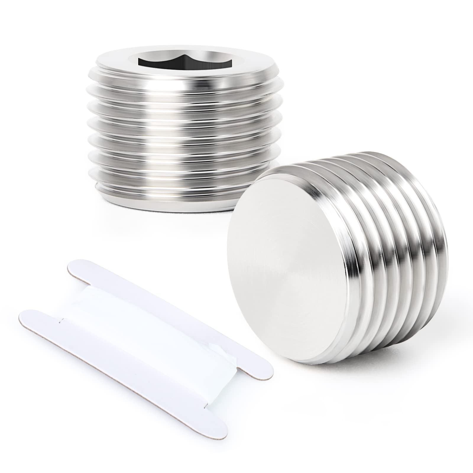 Snapklik.com : 2PCS 304 Stainless Steel Internal Hex Thread Socket Pipe ...
