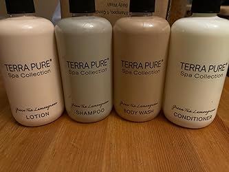 Amazon.com : Terra Pure Spa Collection Amenities Set,10.14oz. Pumps (1 ...