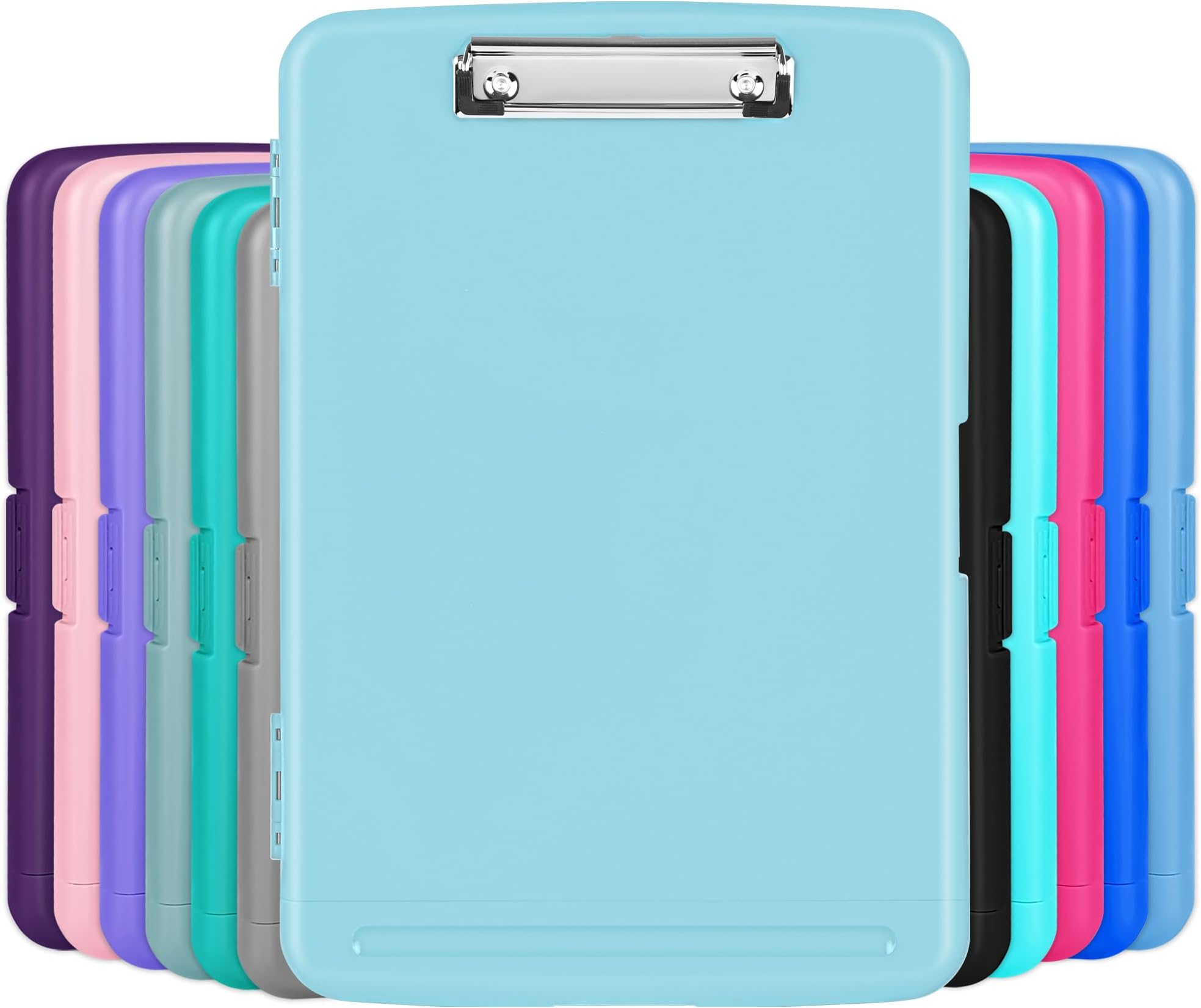 Amazon.com : YEAHVIY Clipboard with Storage, High Capacity 8.5x11 ...