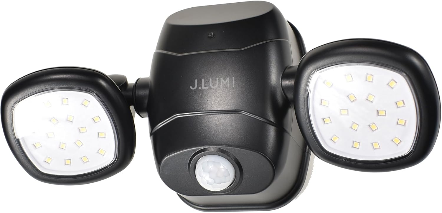 J.LUMI YCB2060 Battery Operated Motion Sensor Outdoor Light, LED 5000K ...