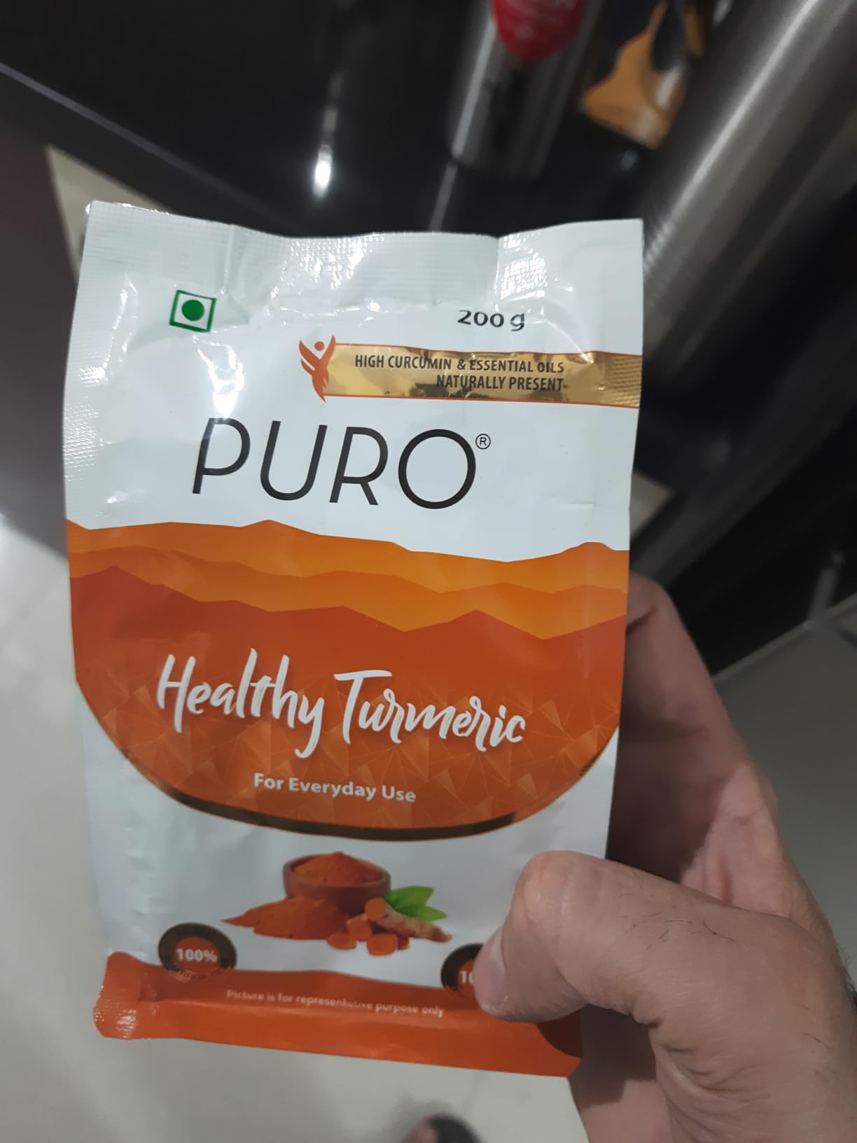 Puro Healthy Turmeric | 3X Curcumin | Essential Oils | 200G : Amazon.in ...