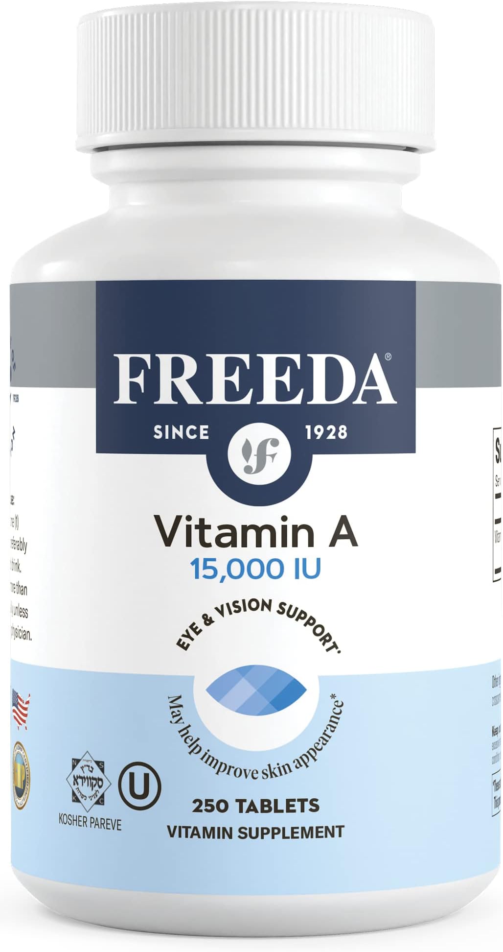 Amazon.com: Freeda Kosher Vitamin A Palmitate - Retinyl Palmitate Pure ...