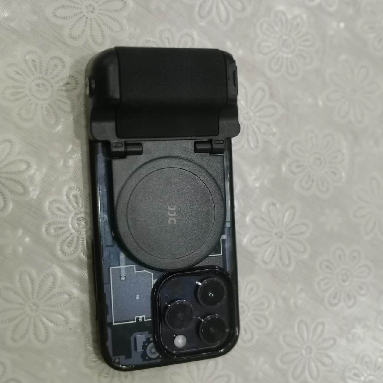 JJC Magnetic Phone Camera Snap Grip, Phone Tripod Mount Adapter Handle ...