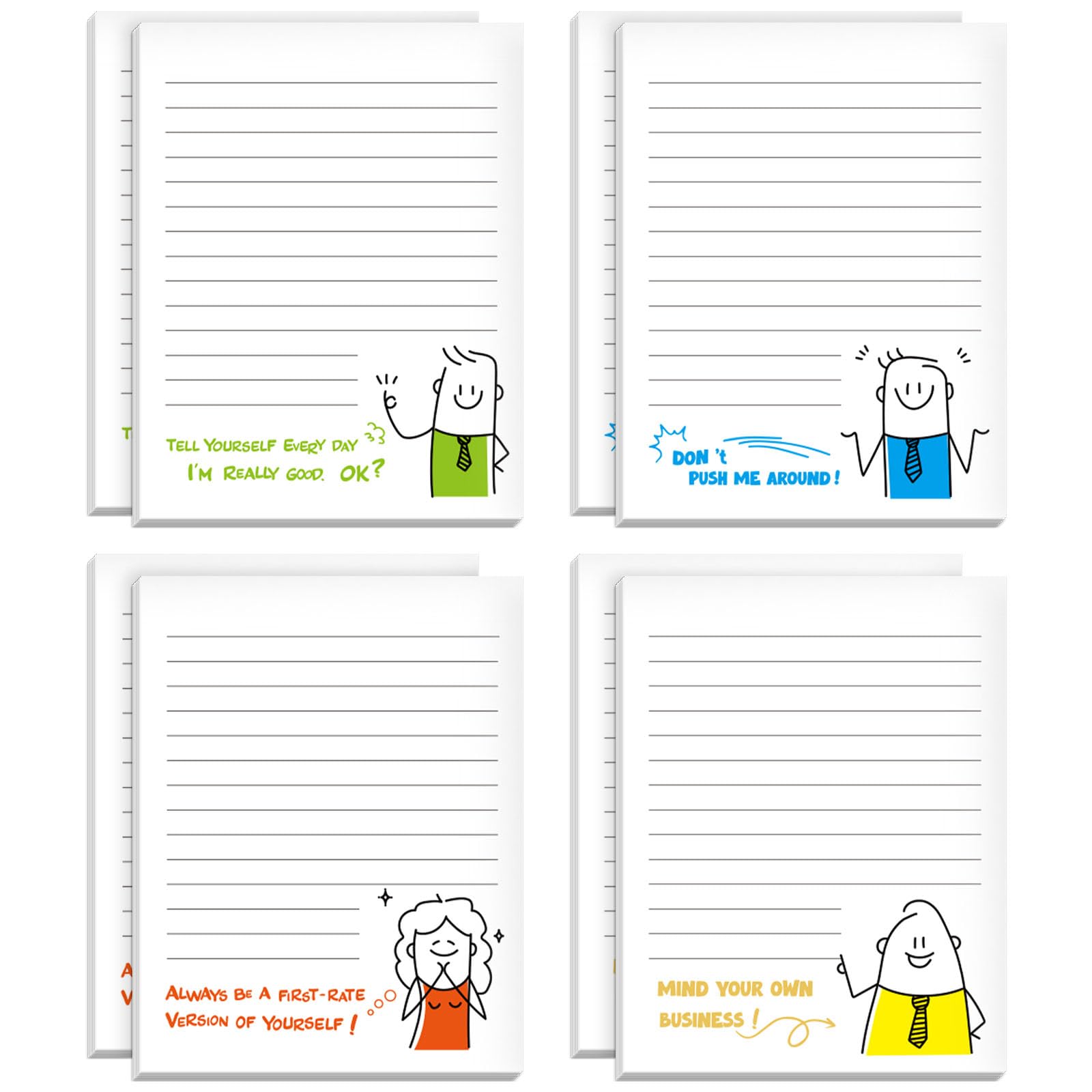 Amazon.com : Koogel 8PCS Funny Notepads, Funny Sticky Notes Novelty ...