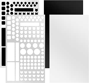 Bekecidi 4 Sheets Light Blocking Stickers, LED Covers Blackout Self ...