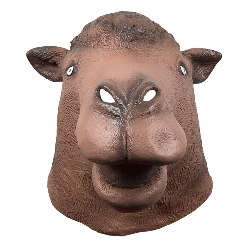 Amazon.com: ZZHMASPLAY Camel Halloween Mask for Adult Men Women,Animal ...