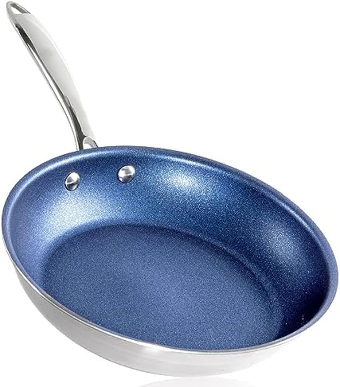 Granitetsone Non Stick Frying Pan, 10" Stainless Steel Frying Pan ...