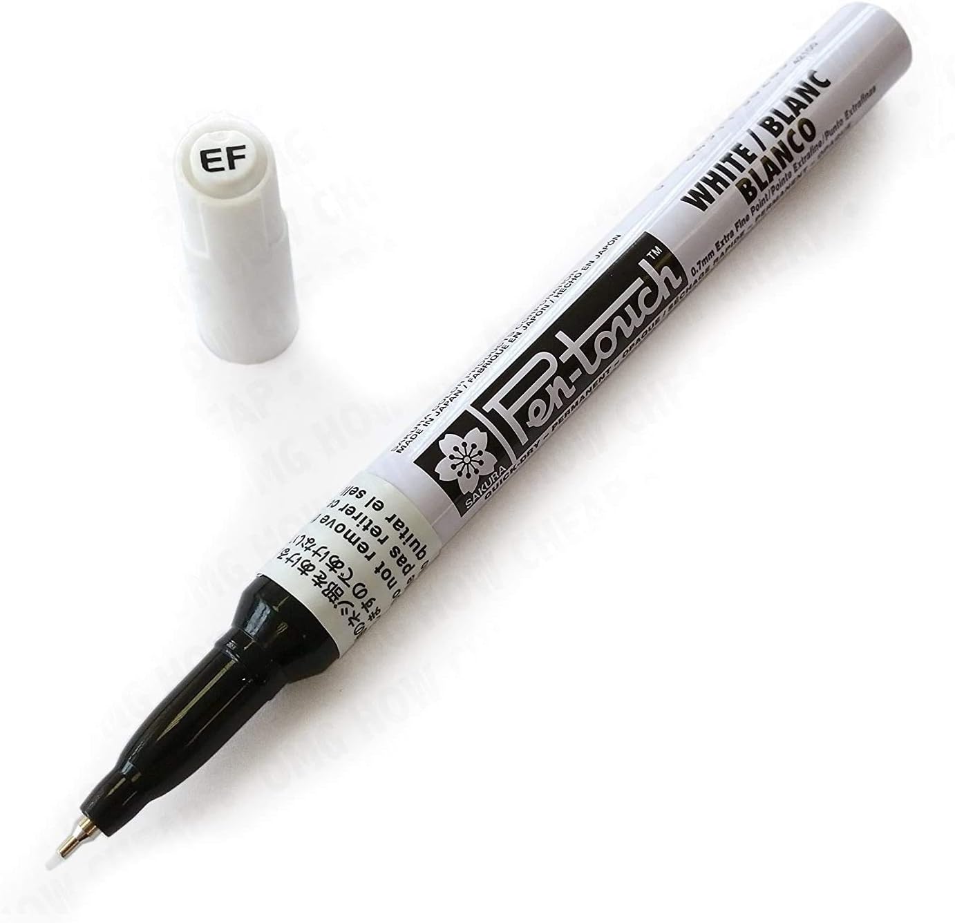 White Marker, 6 Pack 0.7mm Acrylic White Permanent Marker White Paint ...
