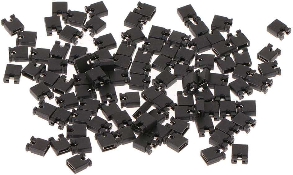 Amazon.com: MEELYHOMEZQA 100 Pcs 2.54mm Standard Jumper Blocks Caps For ...