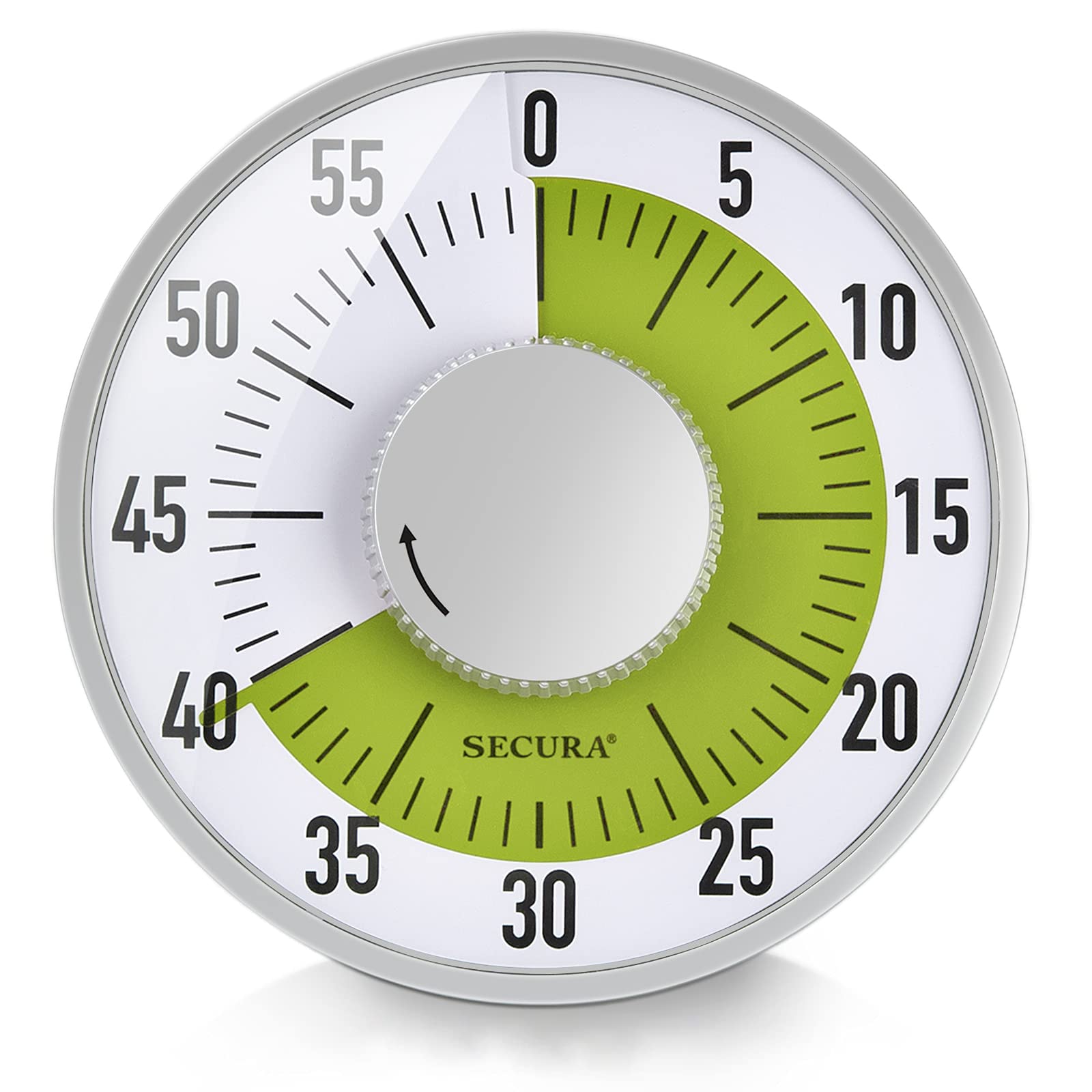 Snapklik.com : Secura 60-Minute Visual Timer 6-Inch Mechanical ...