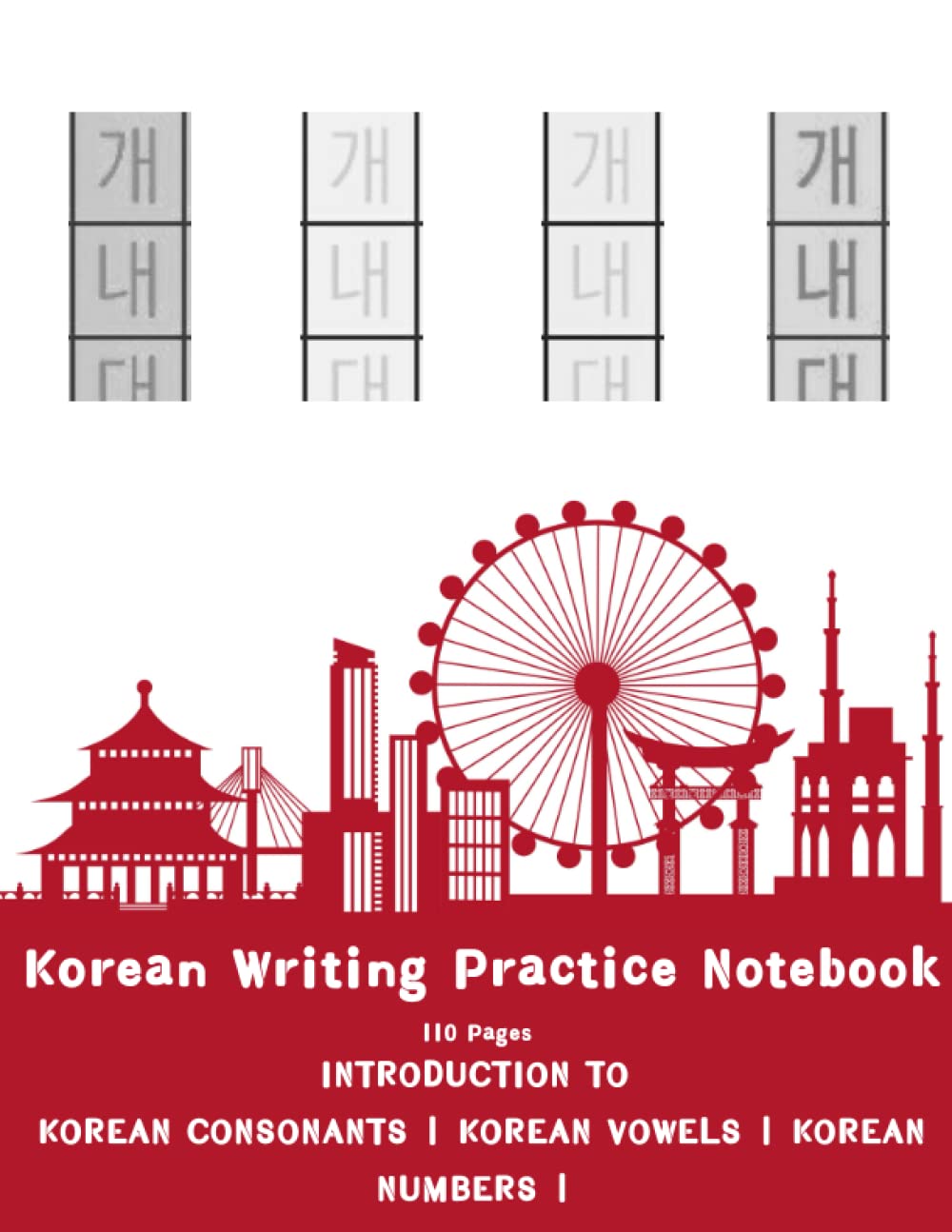 Buy Korean Writing Practice : Korean For Hangul, Hangul Manuscript ...