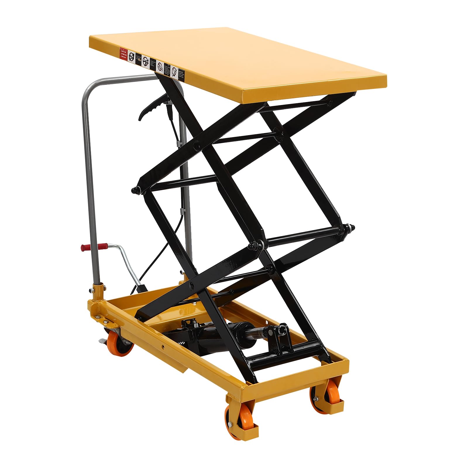 Amazon.com: YIYIONCE Hydraulic Lift Cart 330LBS Hydraulic Scissor Lift ...