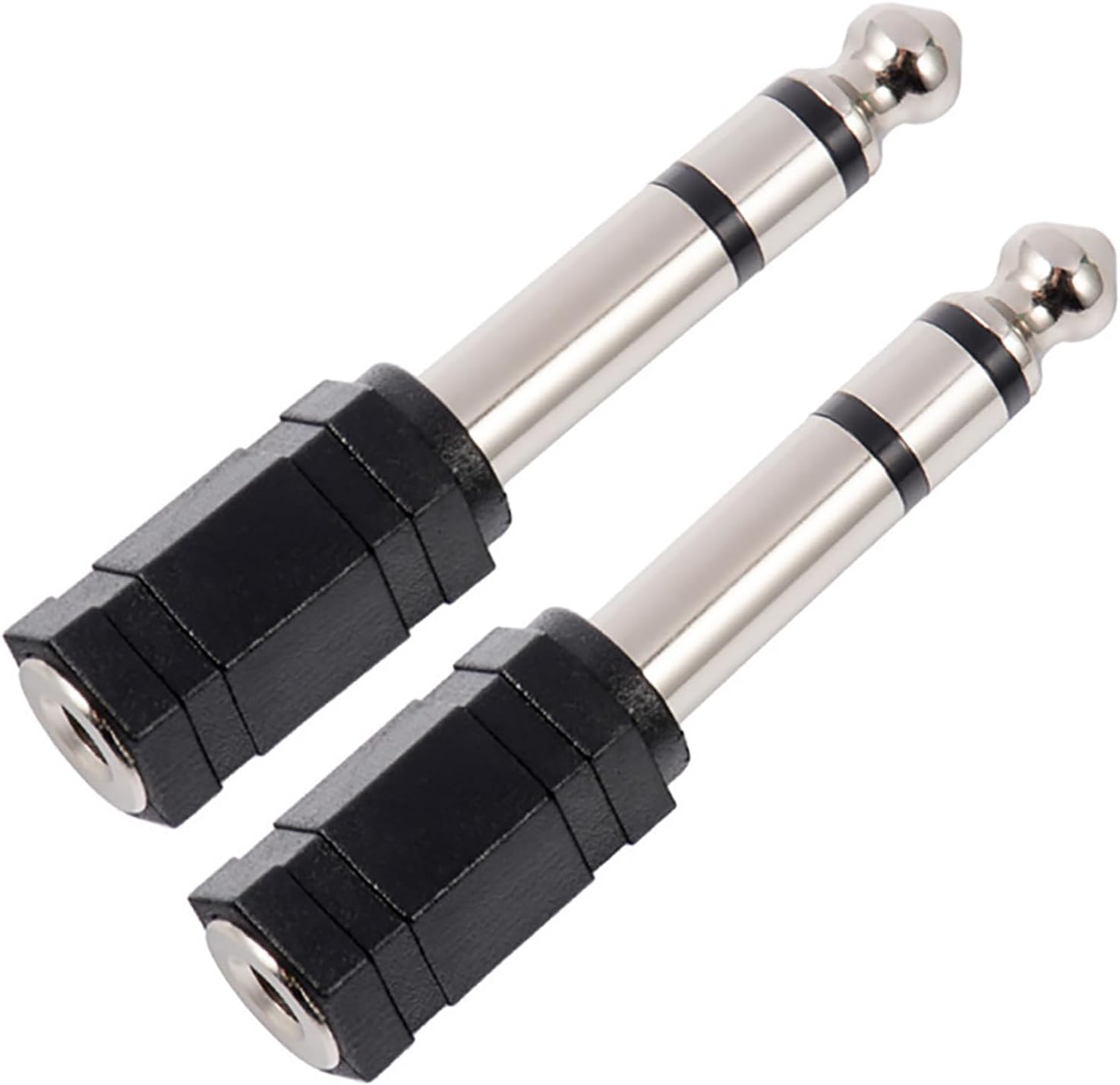 2 Pack Headphone Jack Adapter 6.35mm Male to 3.5mm, Headphone Jack ...