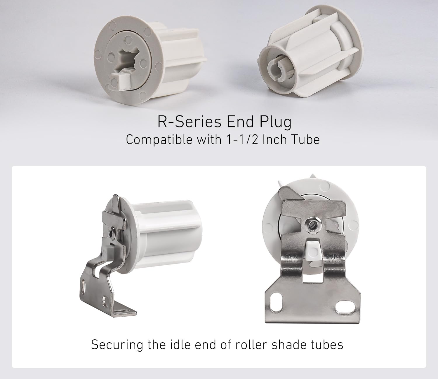 Snapklik.com : Roller Blinds Replacement Parts Kit For 1.5"(38mm) Tube ...