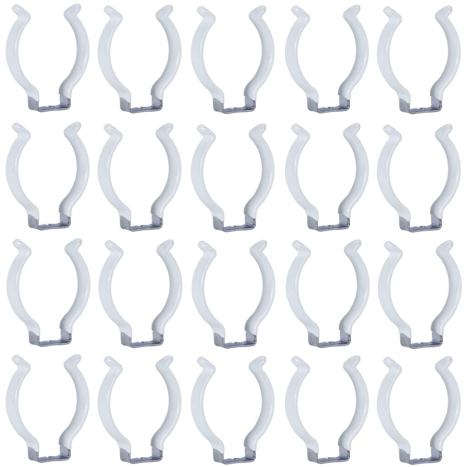 Buy 20Pcs T12 U Clips LED Tube Light Clips Lighting Fluorescent Lamp ...