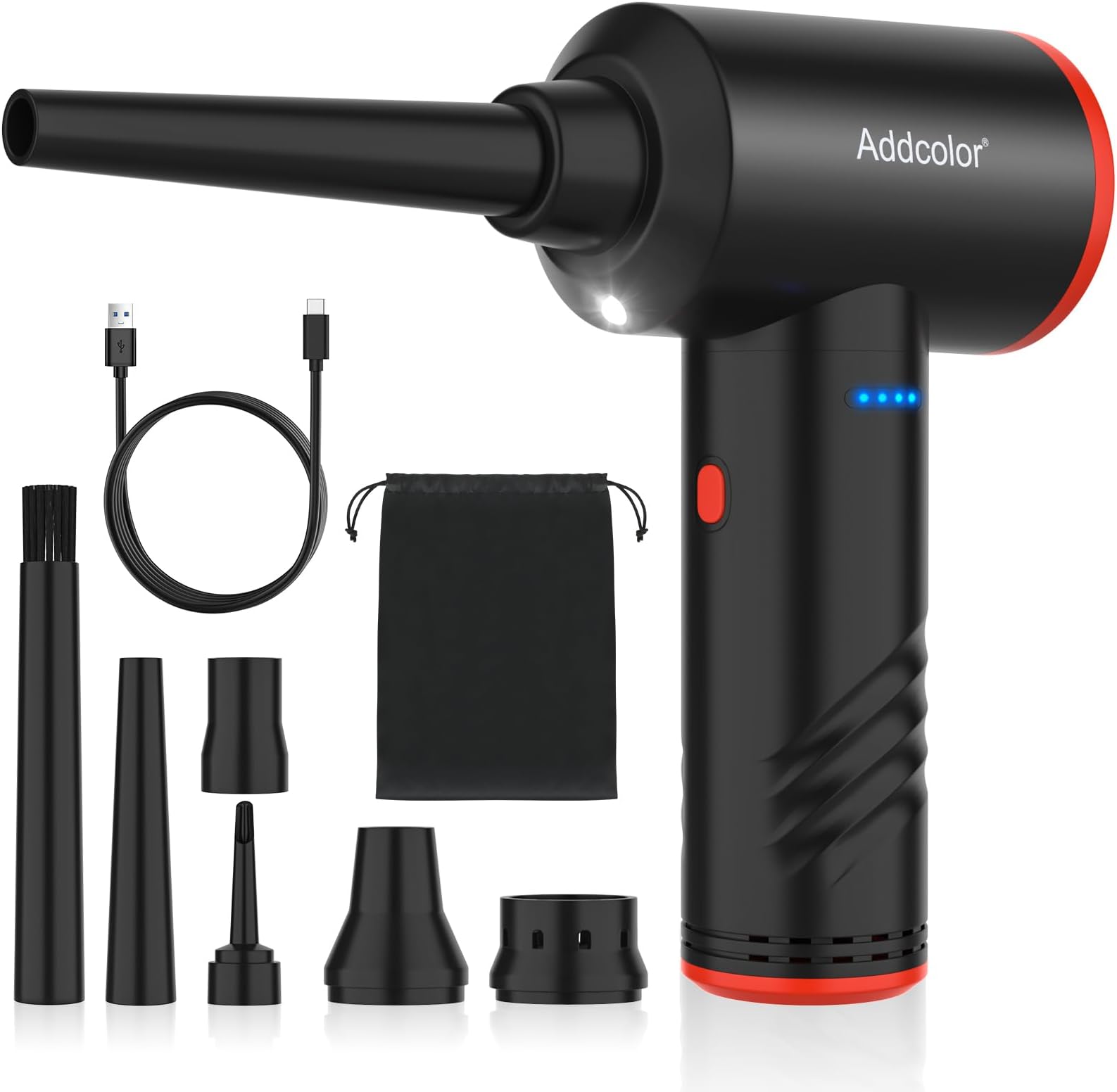 Amazon.com: Compressed Air Duster 6000mAh Battery - Electric Air Duster ...