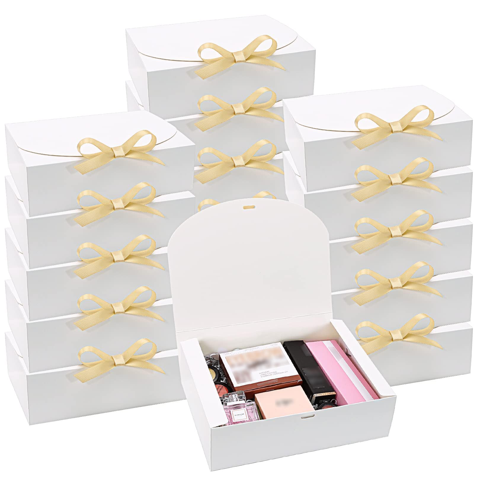 Amazon.com: PLMMOUT 15 Pcs Gift Boxes with Lids,Bridesmaid Proposal Box ...