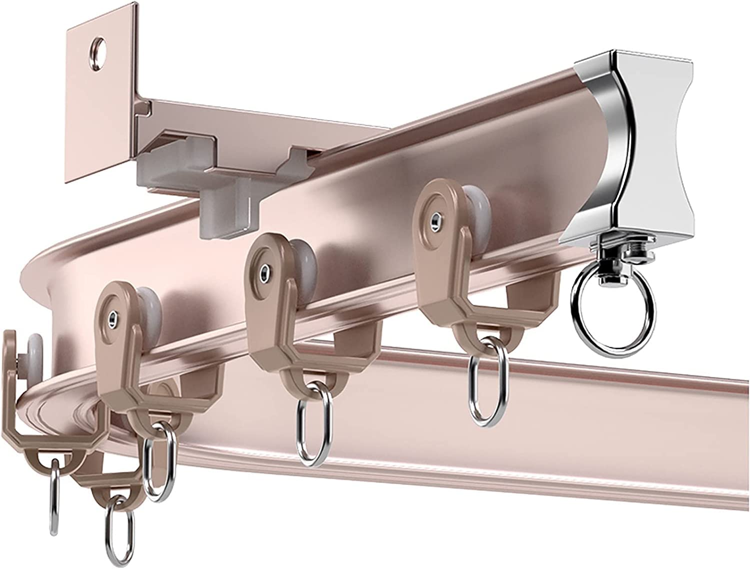 Amazon.com: Ceiling Curtain Track, Sliding Door Commercial Curtain ...