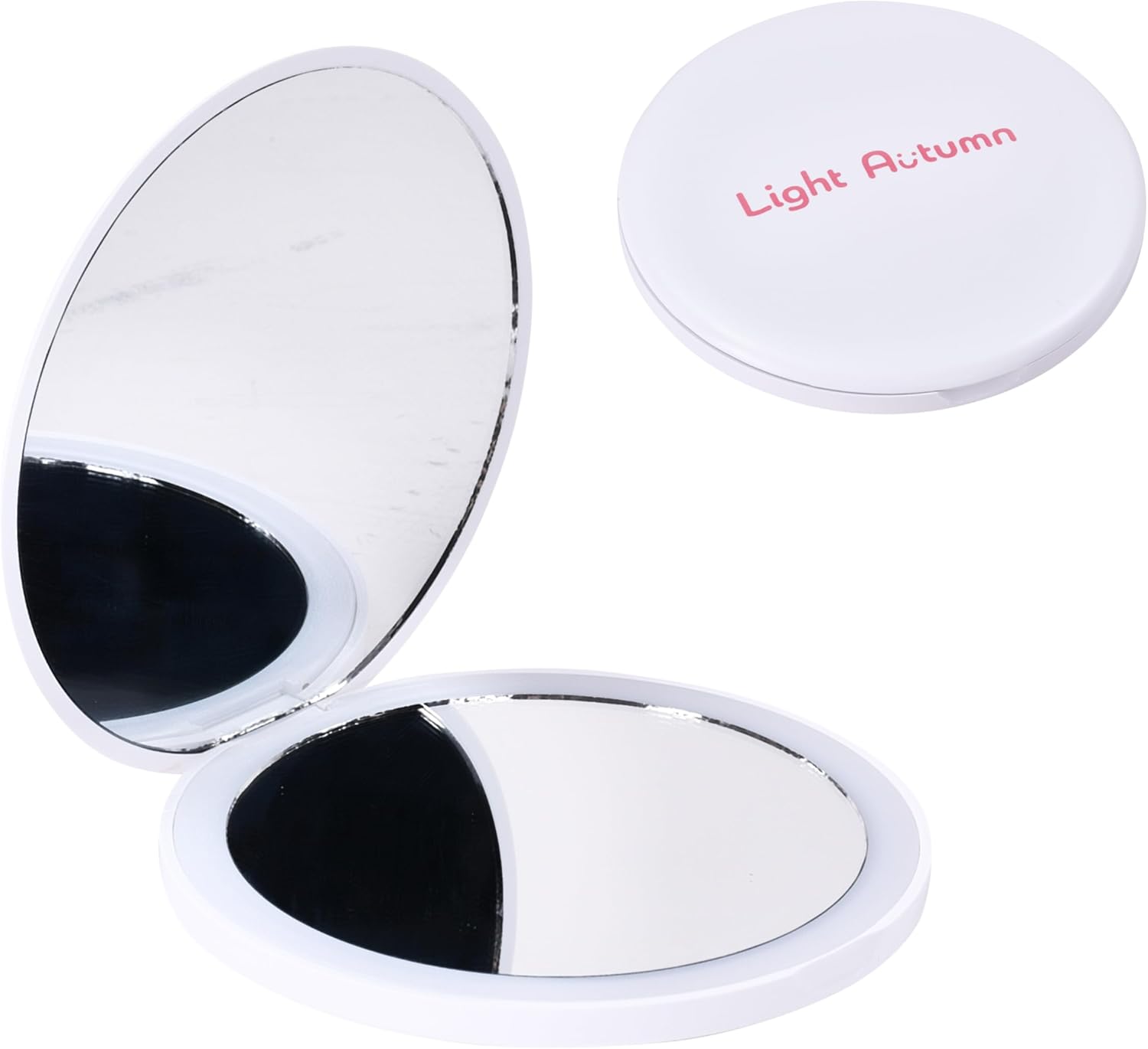 Amazon.com: Light Autumn Compact Small Mirror with LED Light - Mini ...