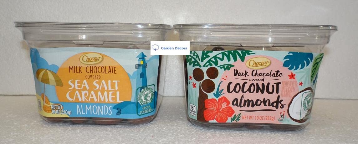 Amazon.com : Choceur Milk Chocolate Covered Sea Salt Caramel Almonds ...