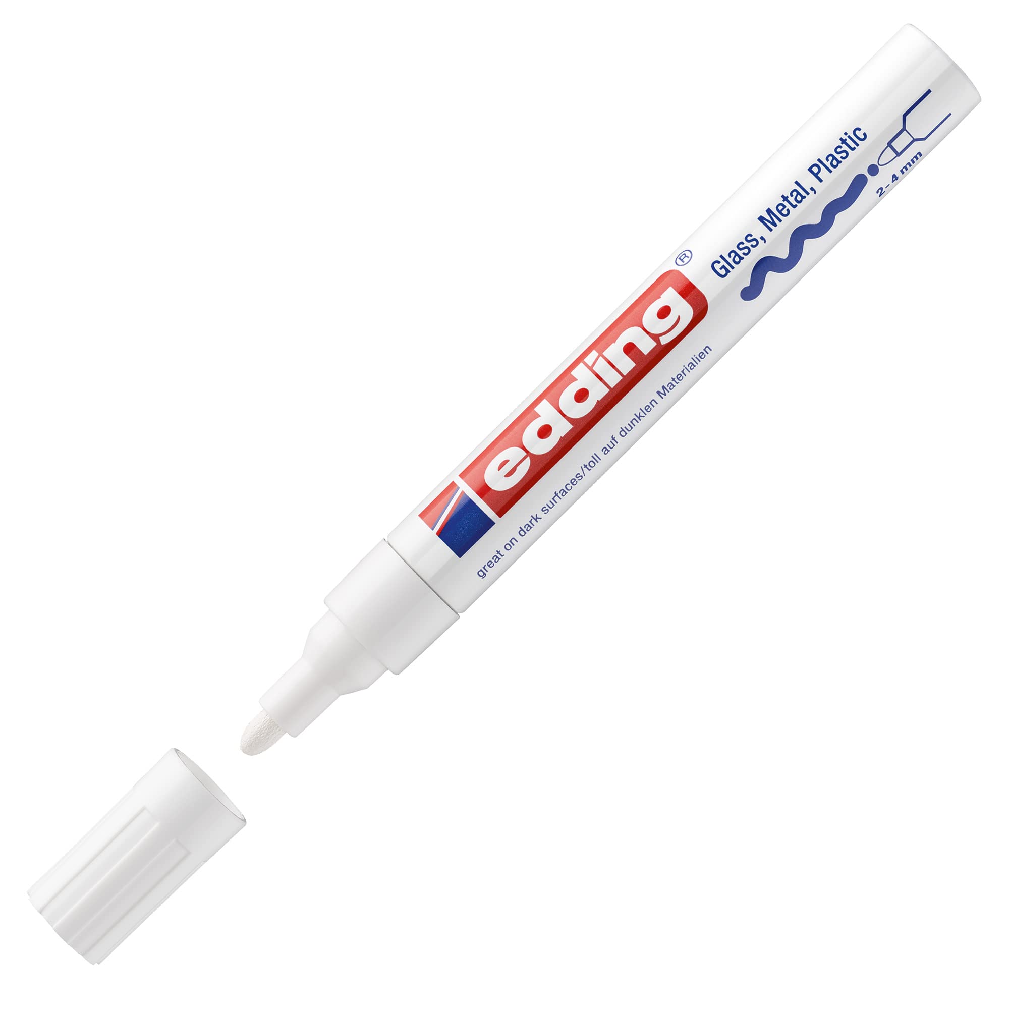 Amazon.com: edding 750 gloss paint marker - white - 1 paint marker ...