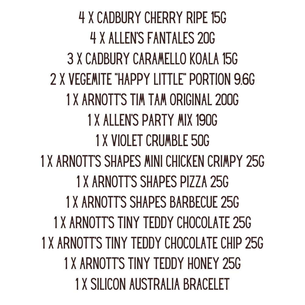 Best of Australia Chocolate & Snack Box - Most Popular Australian ...