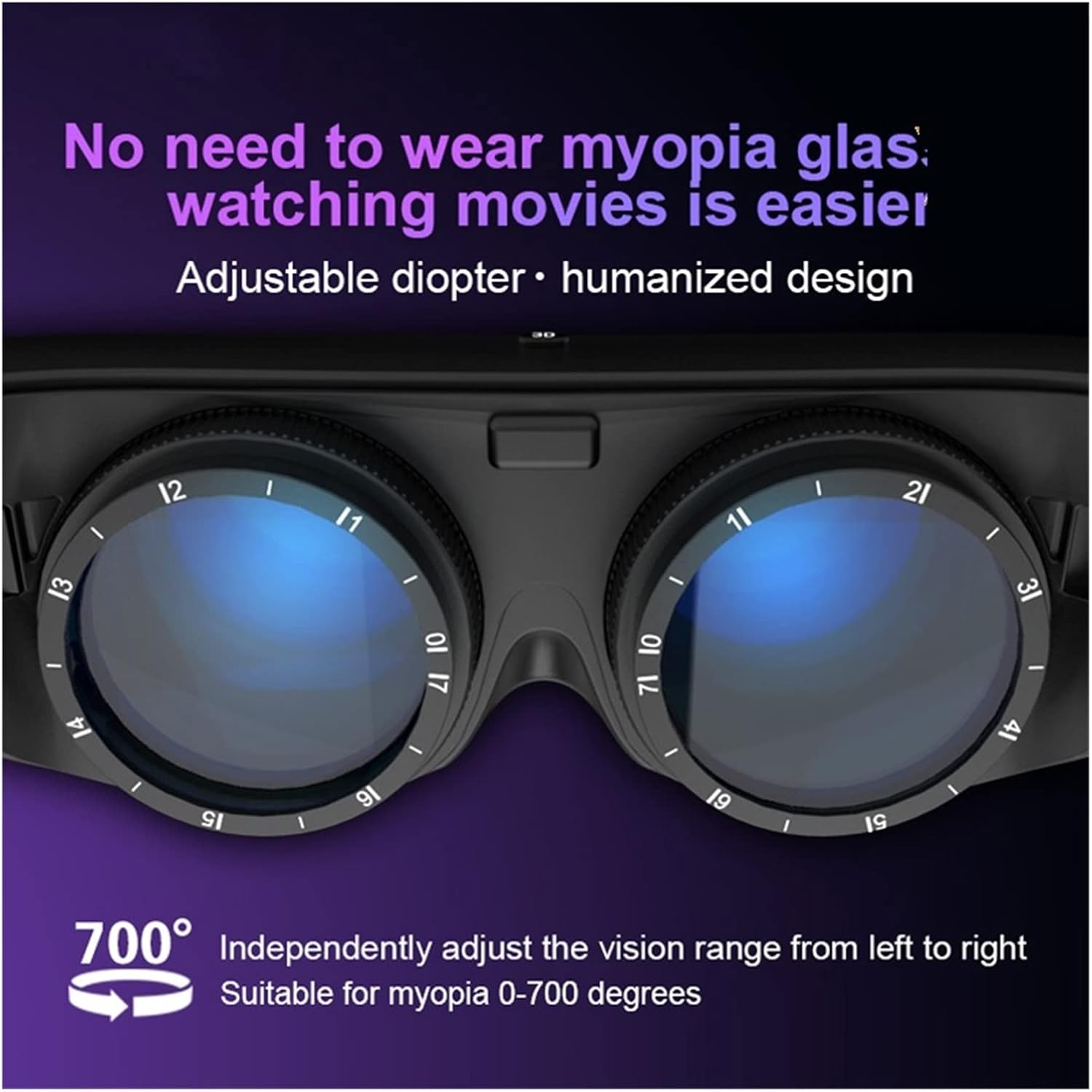 DIPIUS Moda HDMI Interfaz 3D Smart Gas 3DVR Realidad Virtual Juegos ...