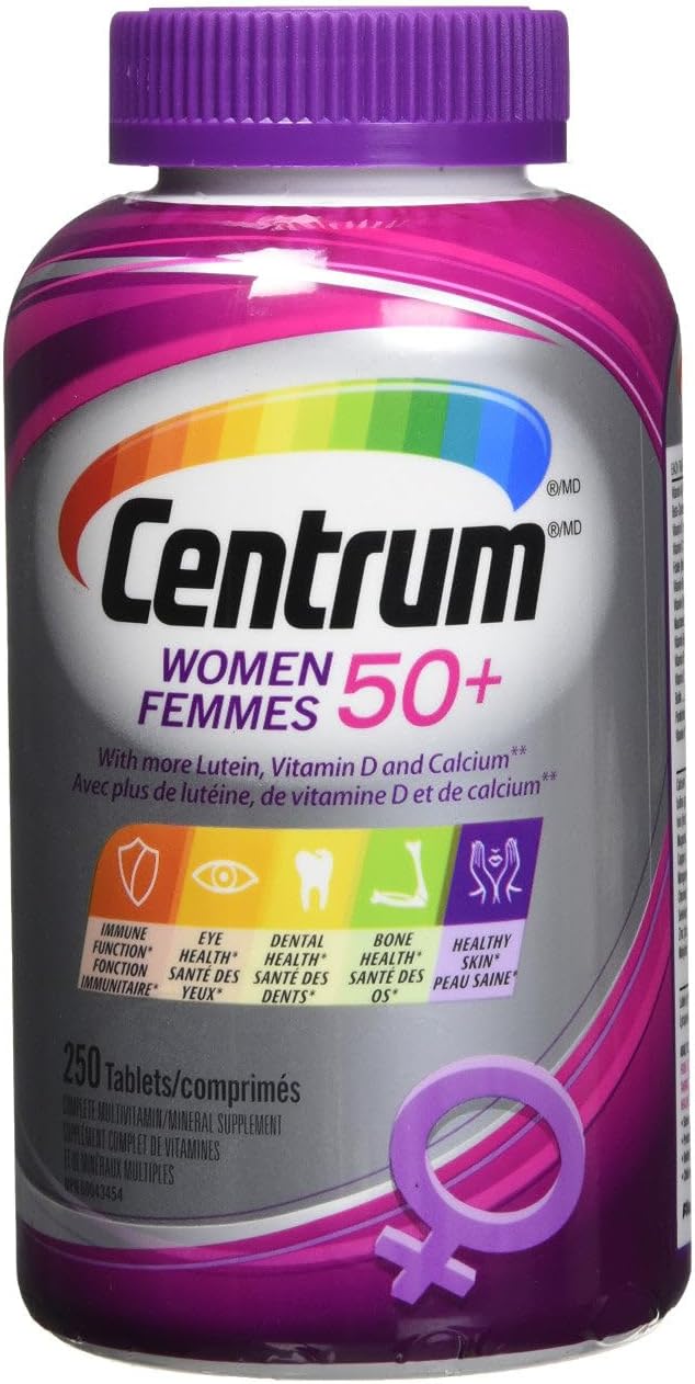 Centrum Women 50 Tablets 250 Count Packaging Might Vary Amazon Ca