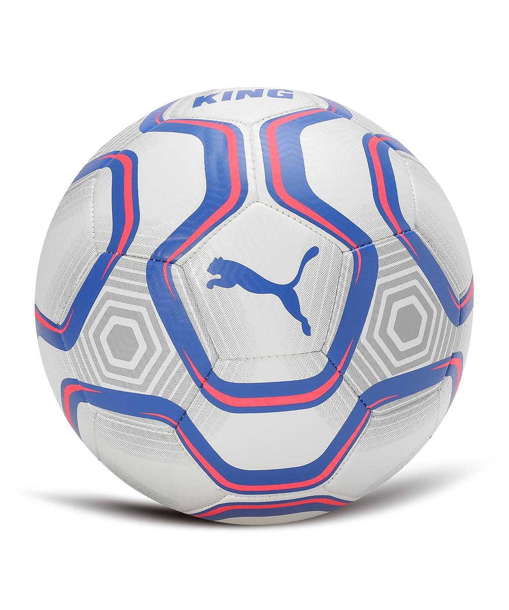 Puma Unisex-Adult KING ball, White-Bluemazing-Sunset Glow, 5 (8434901 ...