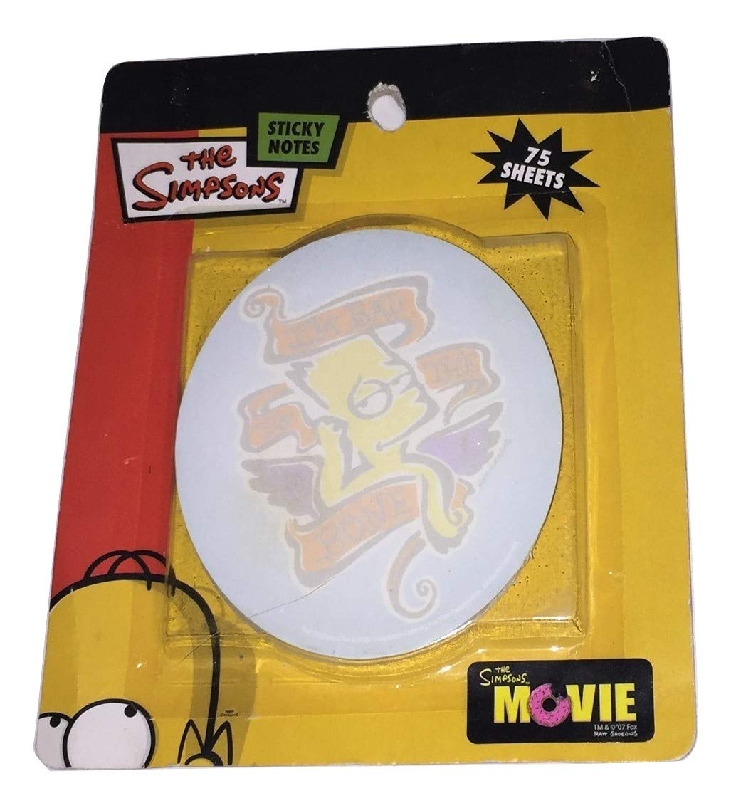 The Simpsons Shaped Sticky Notes Featuring Bart Simpson Im Bad ...