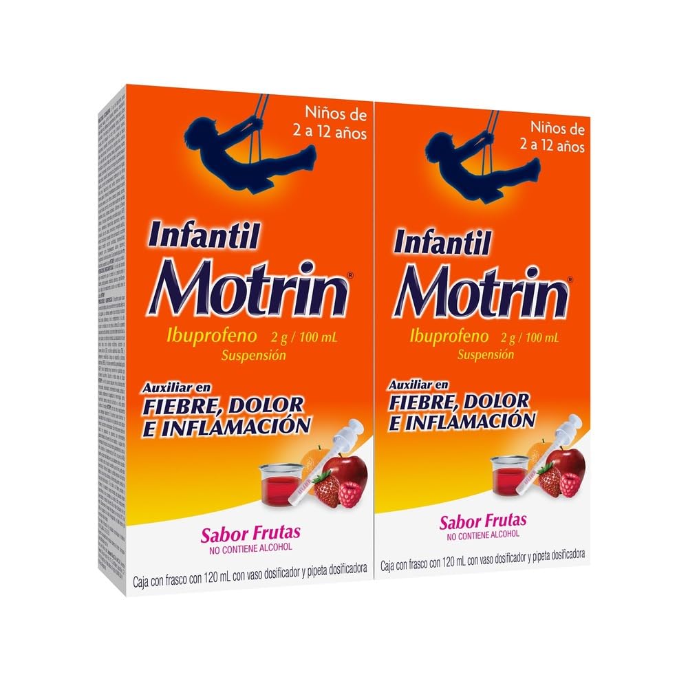 Motrin Suspensión Infantil 2 piezas - 120 ml : Amazon.com.mx: Salud y ...