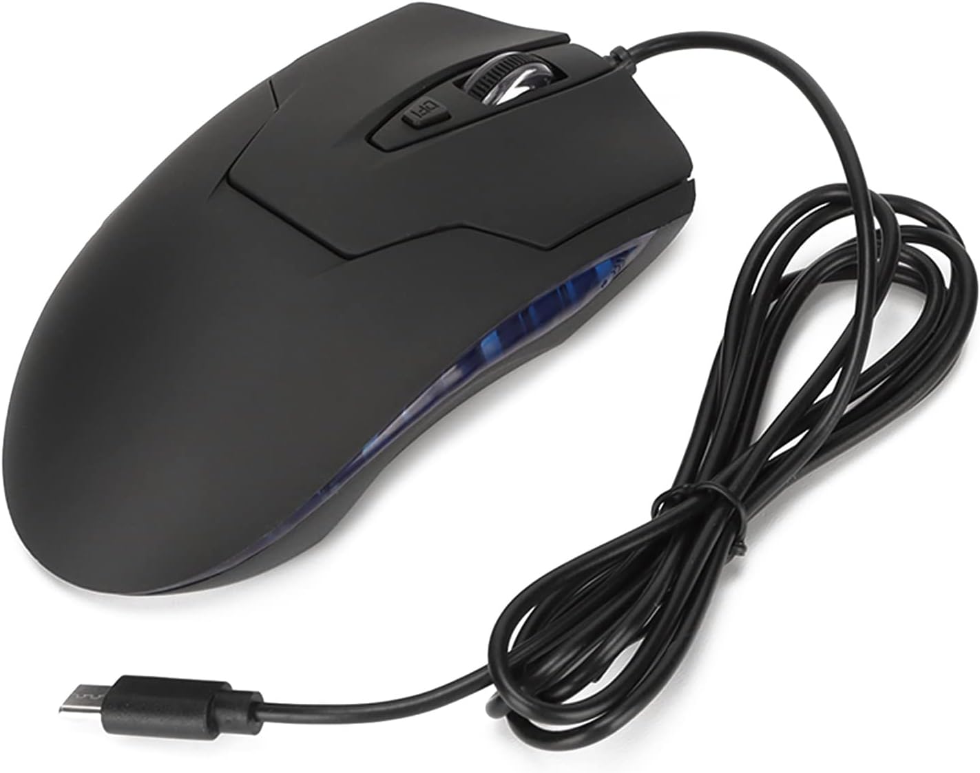 Type C Mouse, Wired USB C Mice Gaming Mouse Ergonomic Multimedia Keys ...