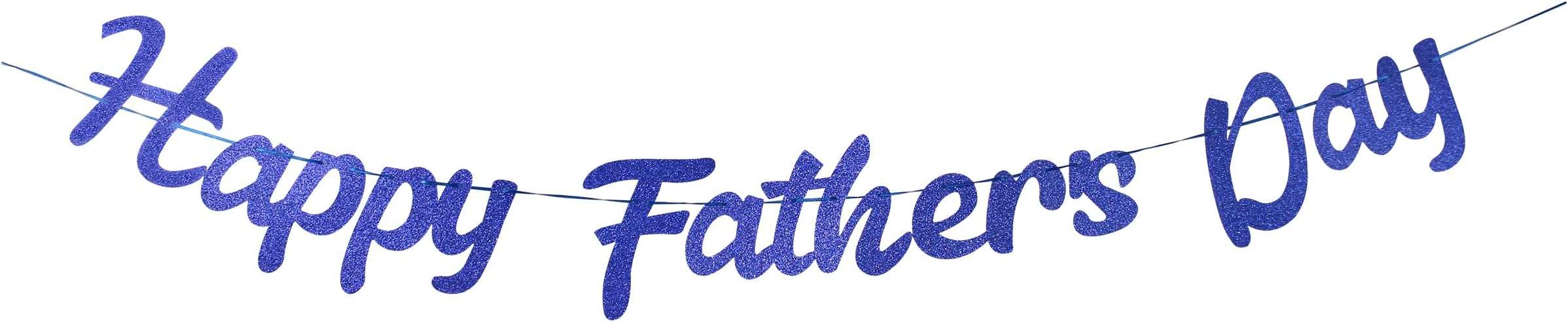 Amazon.com: zxyxka Happy Father's Day Banner, Best Dad Ever Bunting ...