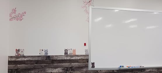 Amazon.com: Pet Wall Stickers Peel and Stick Puppy Dog Wall Decals Cute ...