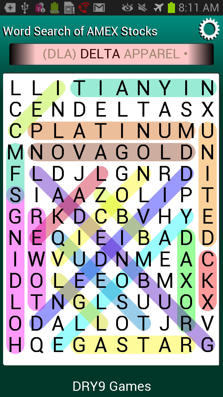 Wall Street Word Search AMEX - App on Amazon Appstore
