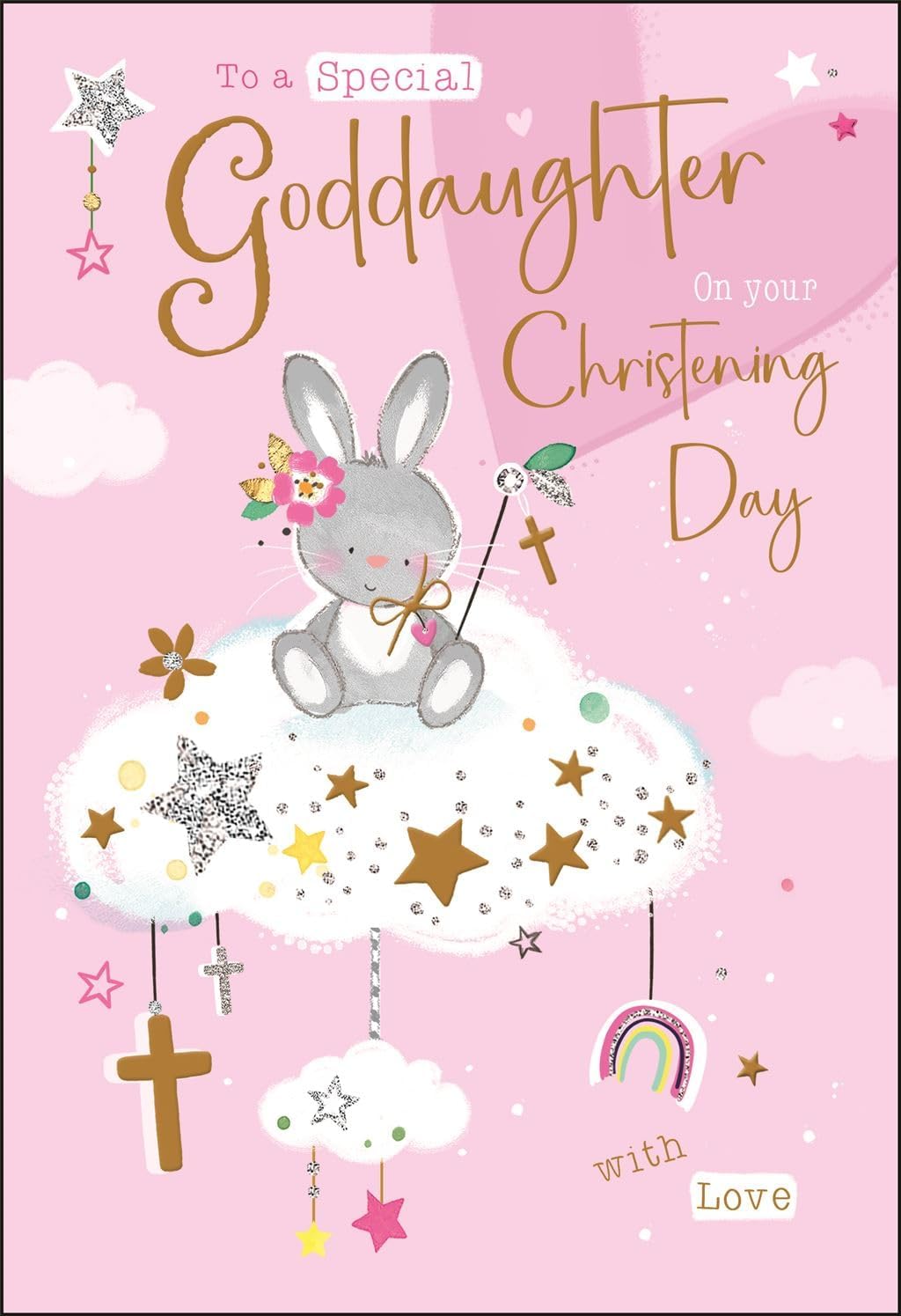 Goddaughter Christening Congratulations Card - Special Goddaughter ...