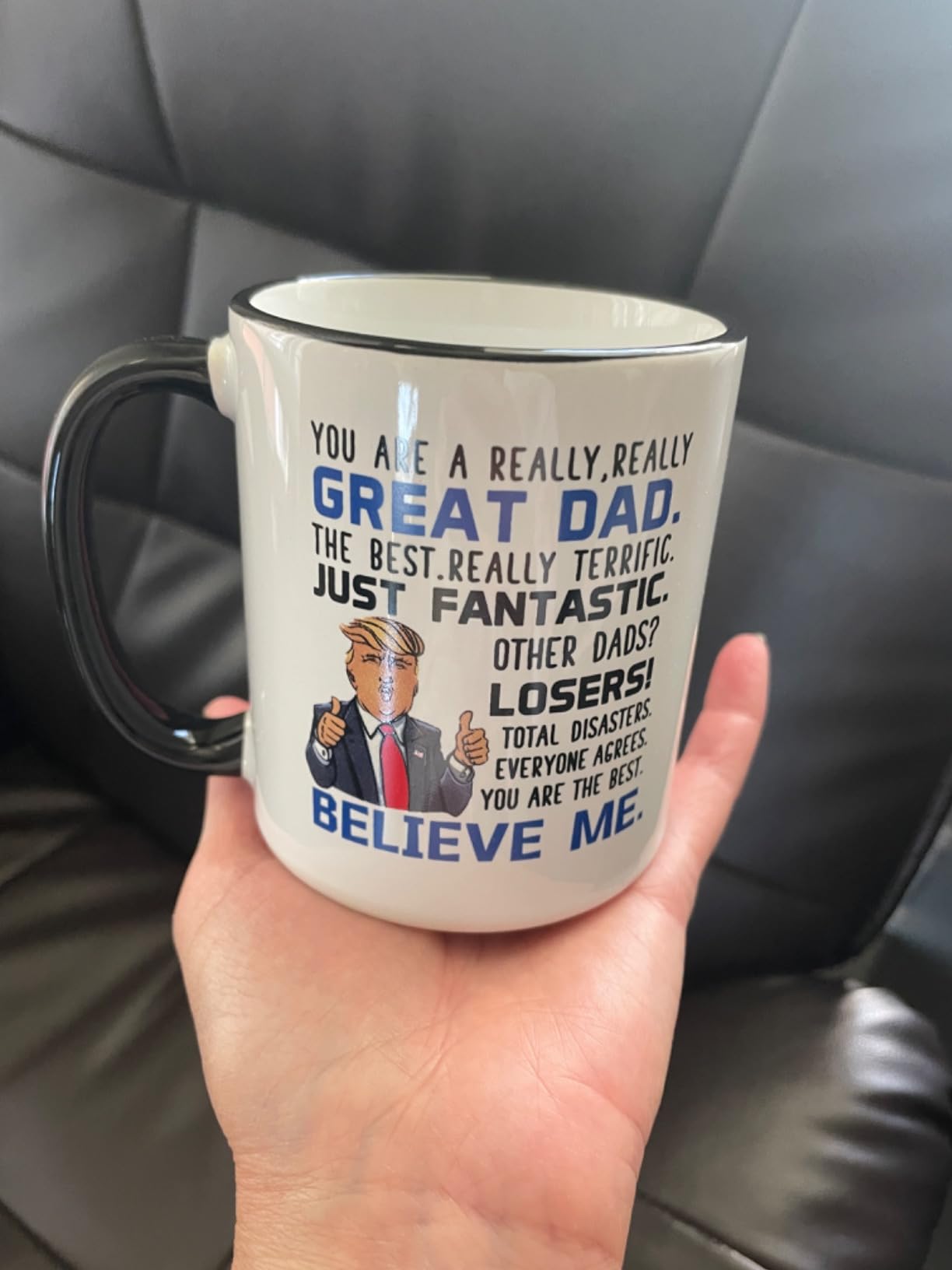 Amazon.com: YHRJWN - Trump Dad Mug - Father's Day Dad Gifts from ...