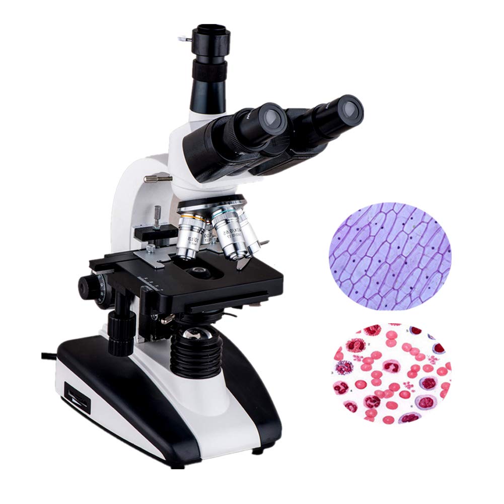 Buy Nicekko Trinocular Compound Micro - 40X-1000X Binocular Micro ...