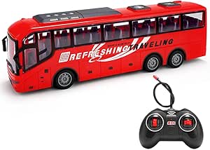 Amazon.co.jp: HJLXMF RC School Bus 1/30 RC Truck Simulation School Bus ...