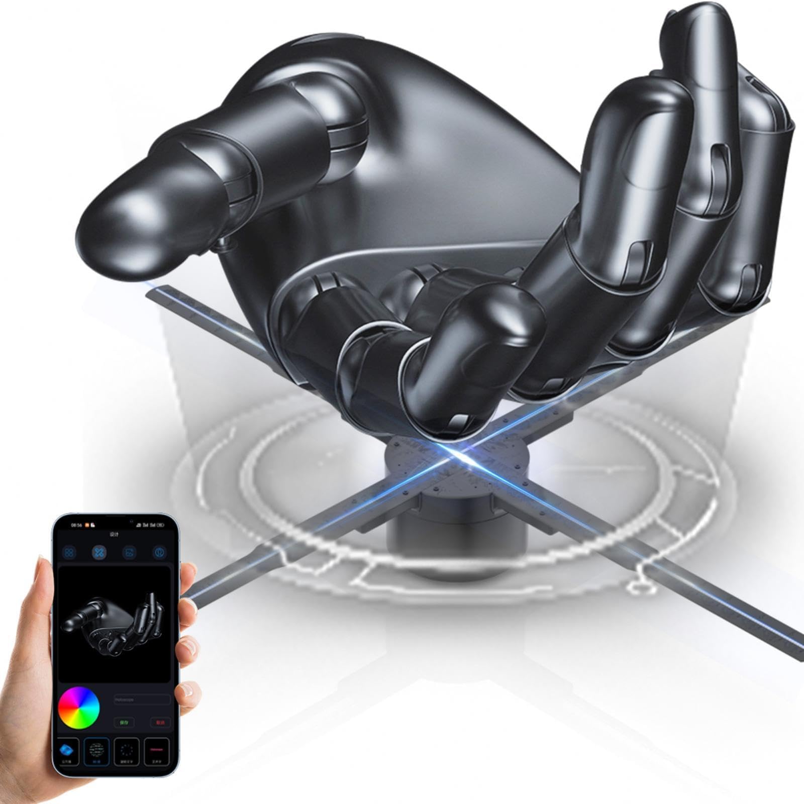 Amazon.com: Missyou 3D Hologram Fan Projector - 5.5" Wi-Fi LED ...