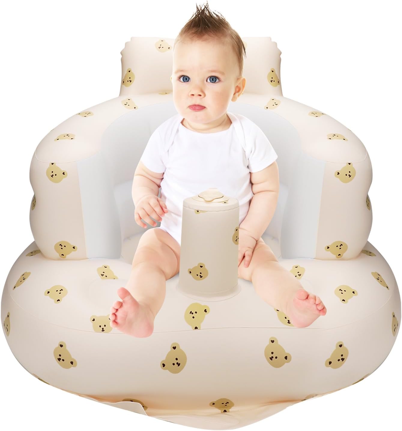 Amazon.com : Lilian&Gema Inflatable Baby Seat – Blow Up Baby Chair with ...
