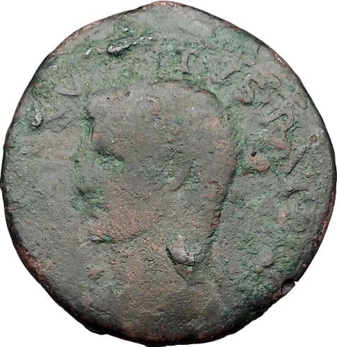 Augustus & wife Livia 14AD under Tiberius Huge Ancient Roman Coin Very ...