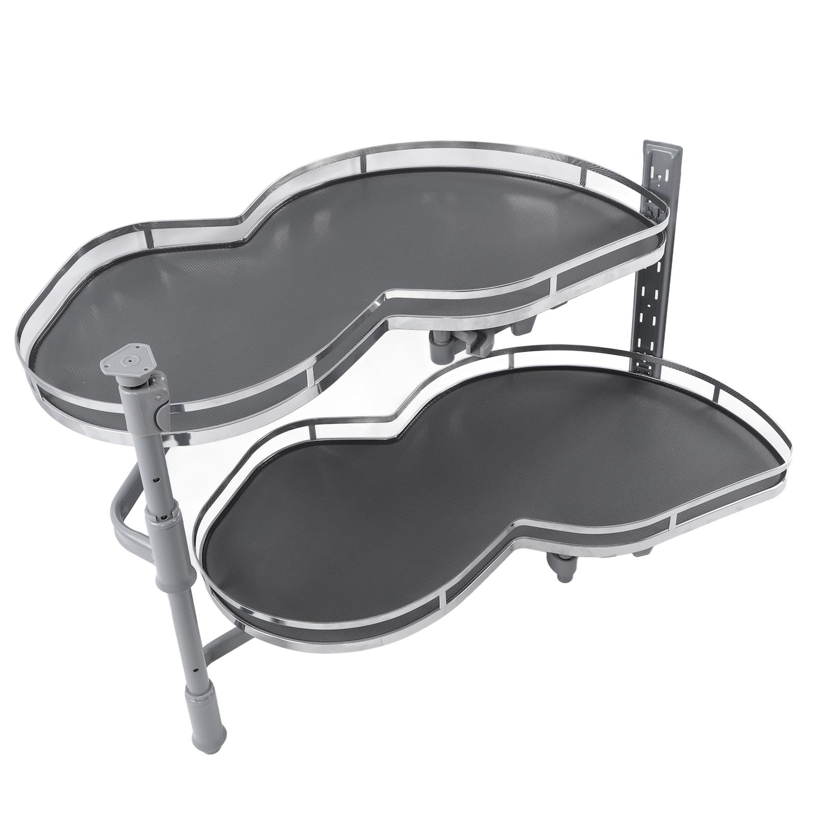 Snapklik.com : 2-Tier Adjustable Swing Tray Blind Corner Cabinet Pull ...